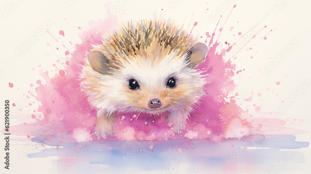 fluidity and unpredictability of watercolors by creating a dynamic and ...