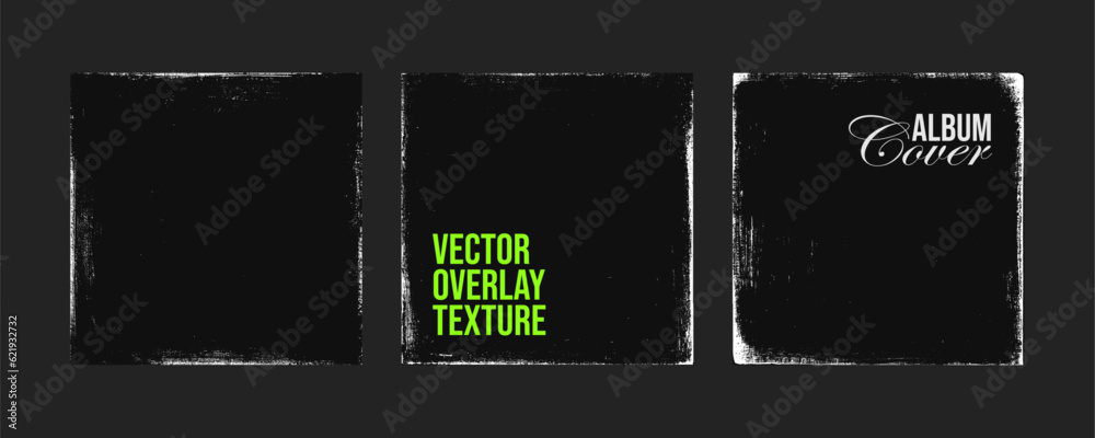 Vintage grunge paper cd cover texture. Old worn overlay distressed ...