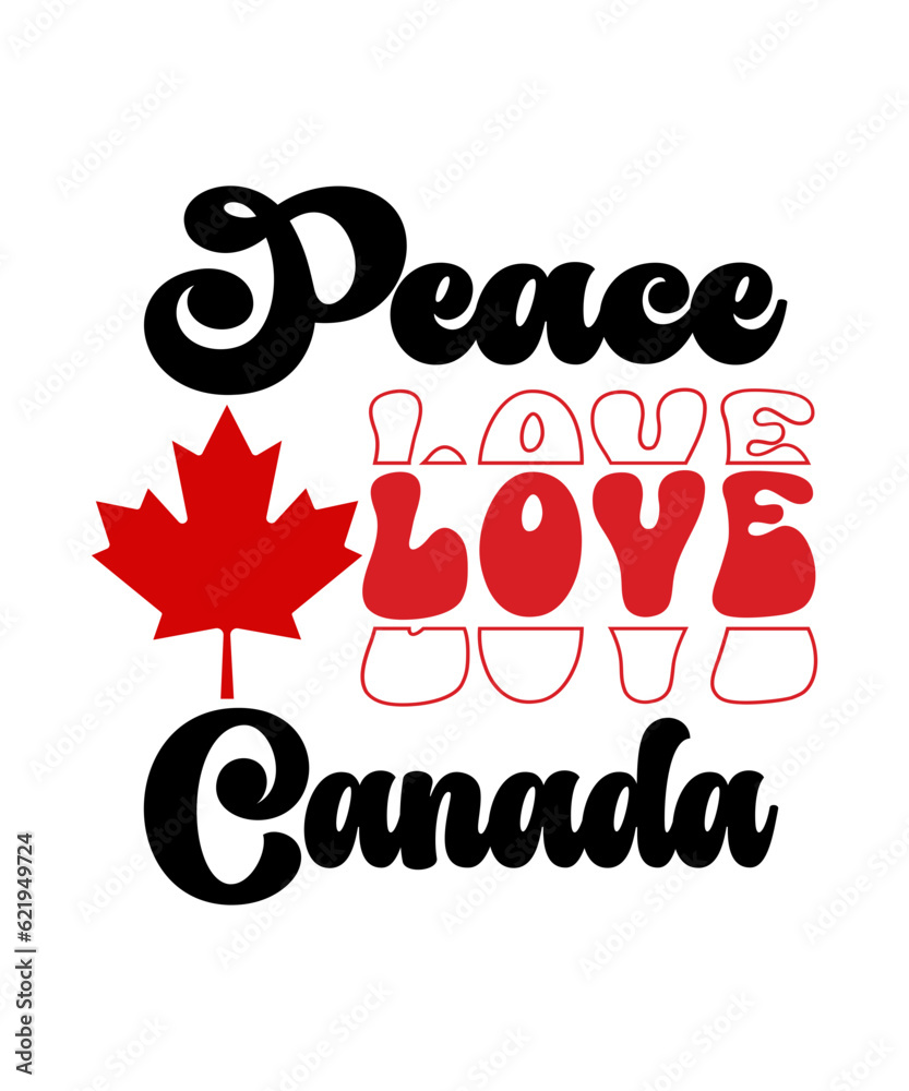 Canada Day Bundle SVG, DXF, EPS, png Files for Cutting Machines Cameo ...