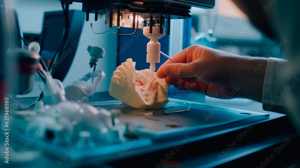 Revolutionizing Medical Care: Hospital Lab's 3D Printer Crafting ...