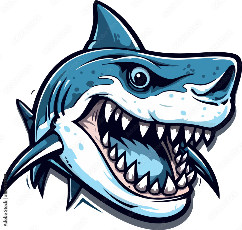 squalo 03 Stock Vector | Adobe Stock
