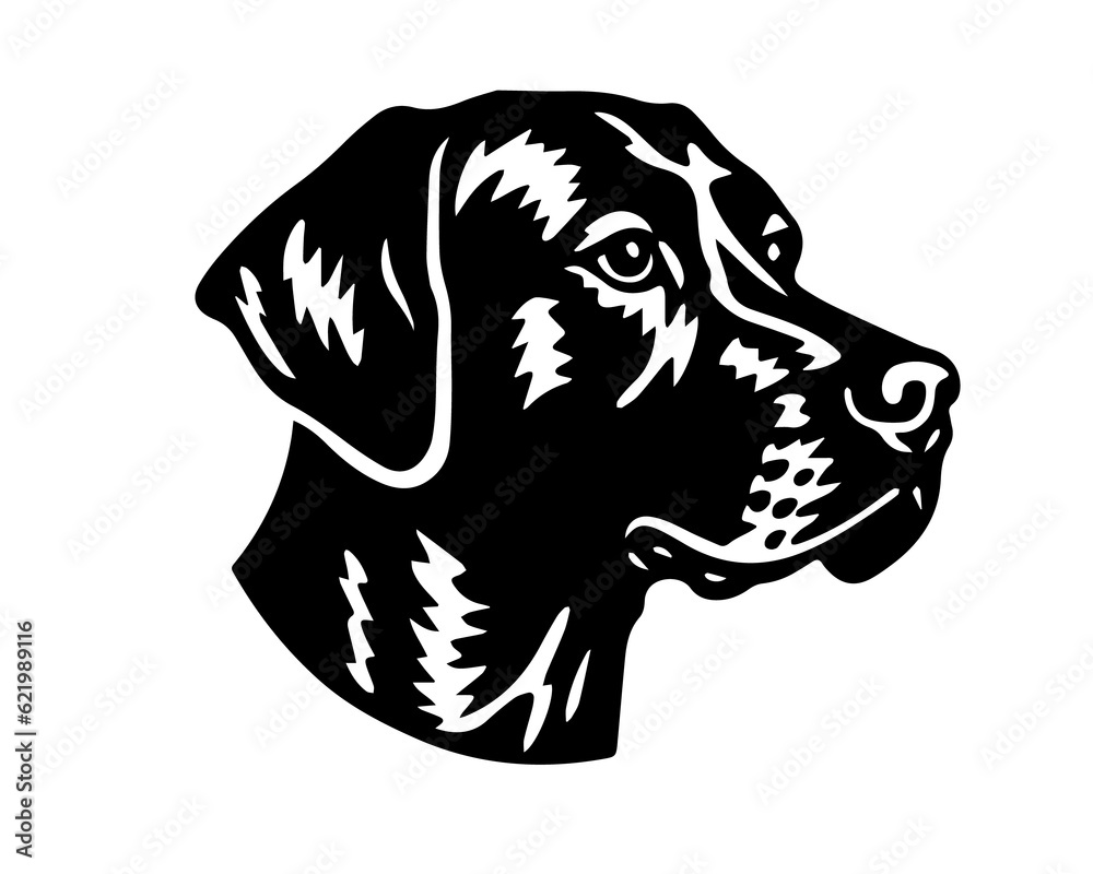 Dog Man's Friend Breed Puppy Affectionate Faithful Barking Tattoo Stamp ...