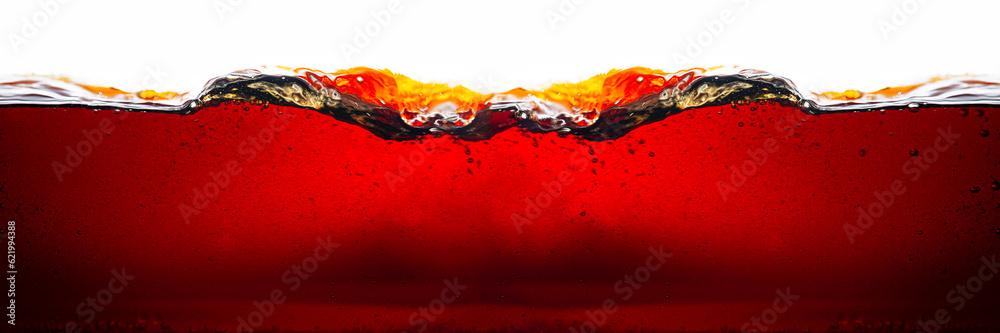 Cola texture isolated white background,Macro cola background on white ...