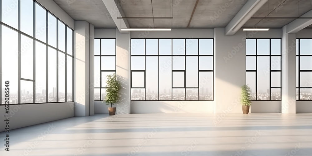 Open space office room, conference room, office room, office with ...