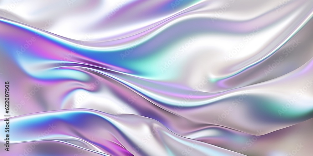 White abstract holographic background. Holograph color texture with ...