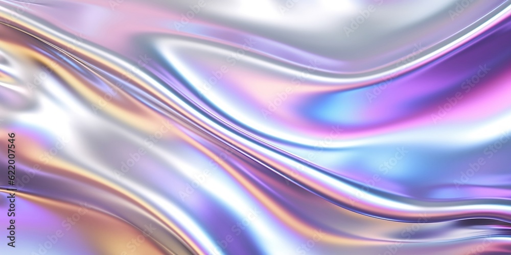 White abstract holographic background. Holograph color texture with ...