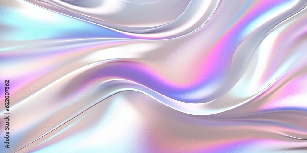 White abstract holographic background. Holograph color texture with ...