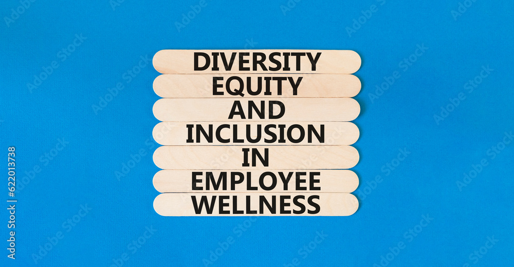 Diversity equity inclusion symbol. Concept words Diversity Equity and ...
