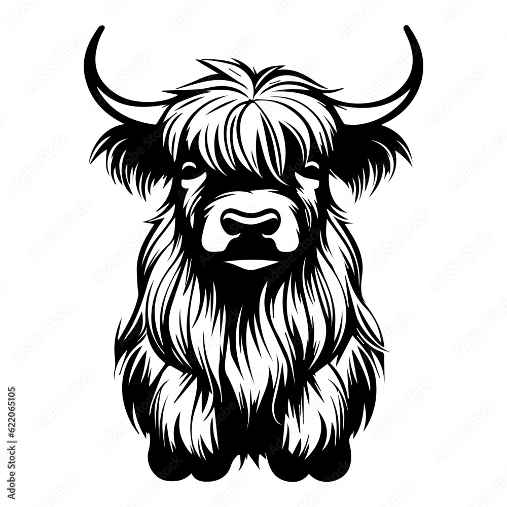 Highland cow svg, highland cow png, cow head svg cow svg cute cow svg ...