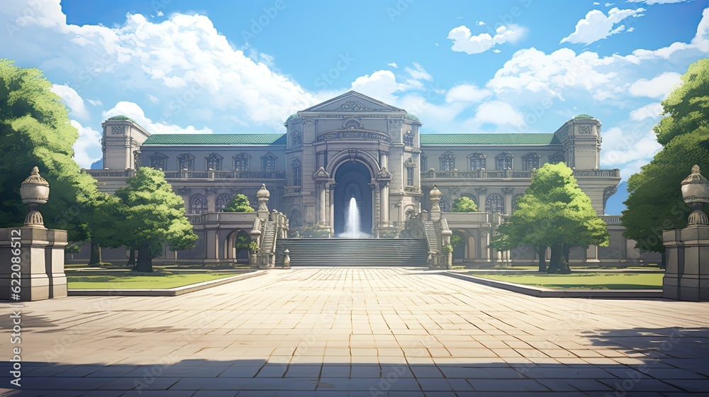 Church of st peter and st paul cathedral. AI generated art illustration ...