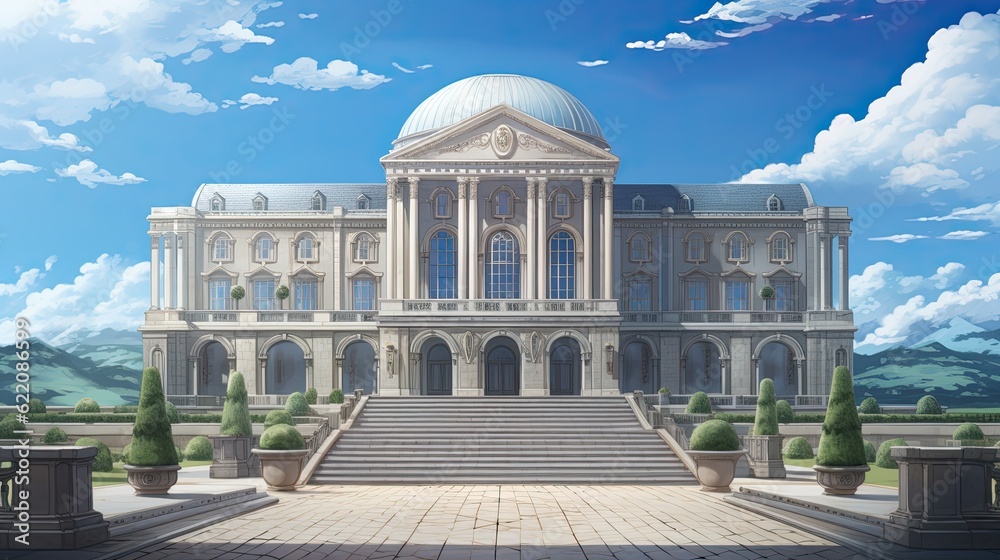 Church of st peter and st paul cathedral. AI generated art illustration ...