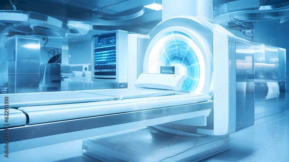 advanced x-ray scan medical diagnosis machine at hospital health care ...