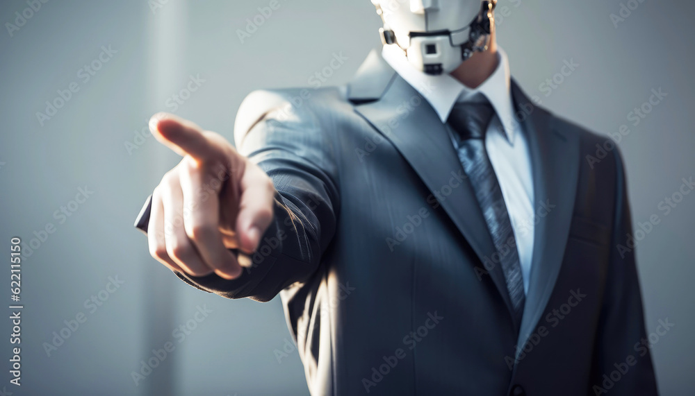 The chief artificial intelligence robot commands humans and dominates ...