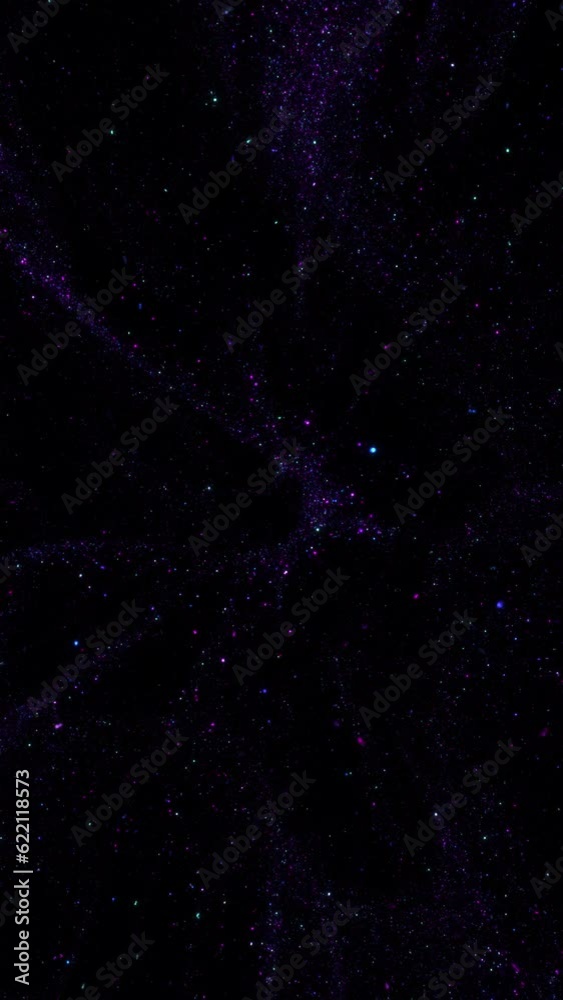 Purple abstract futuristic vertical HUD template particle loop ...