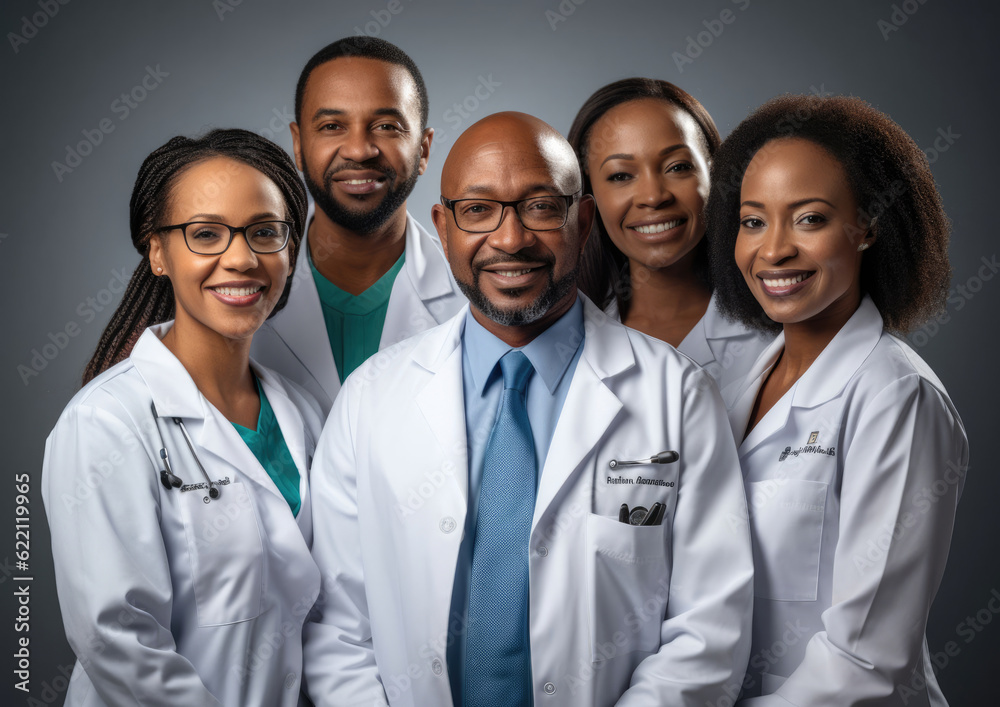 General practitioner and doctor and nurse as african american medical ...