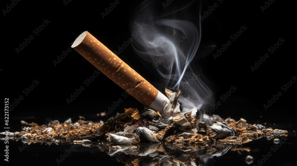 ภาพประกอบสต็อก World No Tobacco Day Concept Stop Smoking. Generative Ai ...