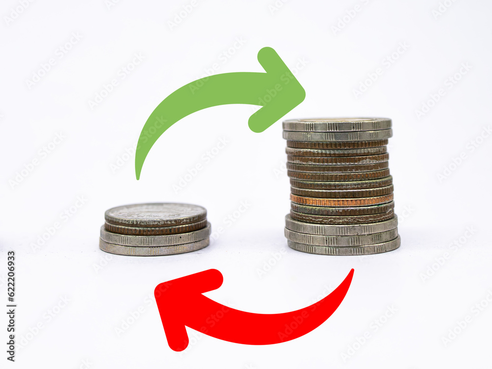 Economic conditions cause the currency to change. less equals more ...