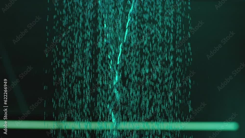 Water flowing from the beautiful modern designed shower . Overhead ...