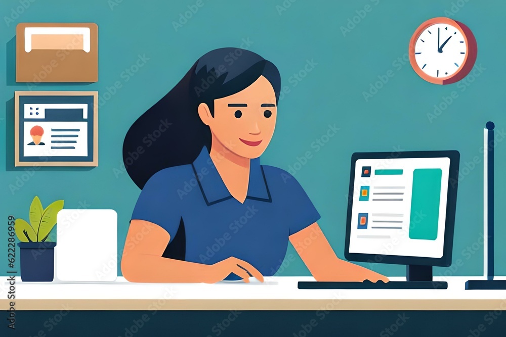 an image of a person using a computer to showcase their design work on ...