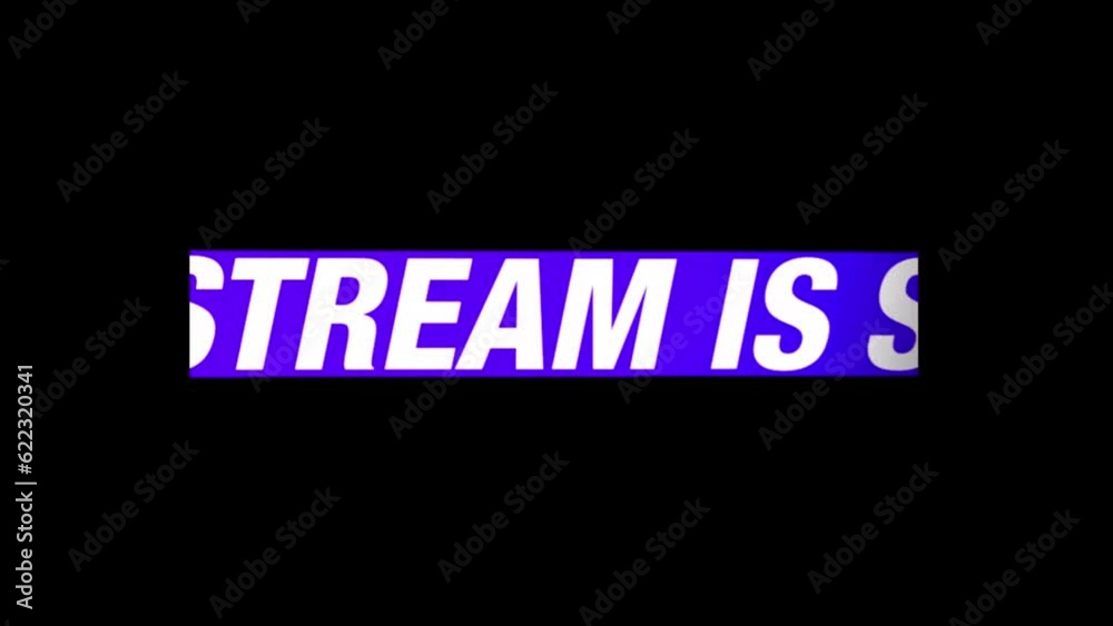Stream is Starting Soon icon background animated, logo symbol, social ...