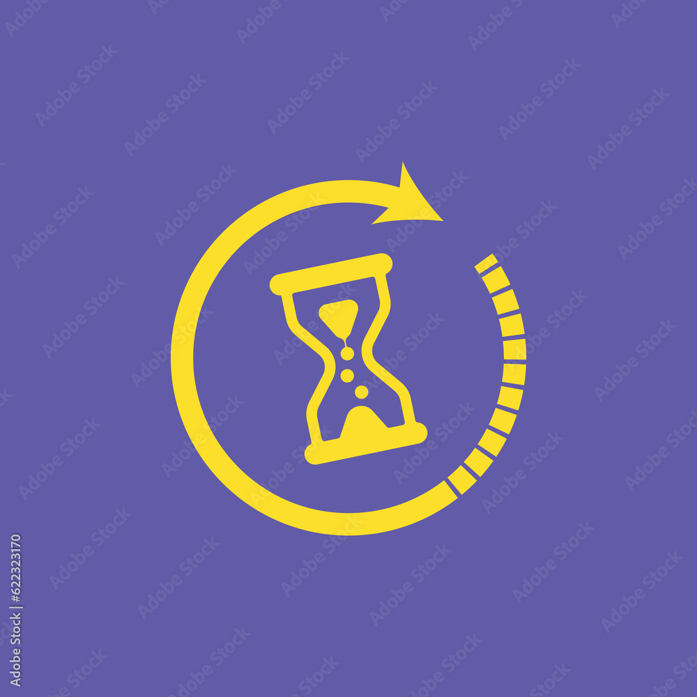 Waiting vector icon isolated on transparent background, Waiting ...