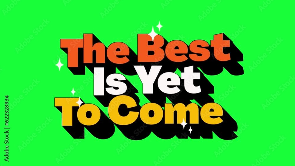 Animated The Best Is yet To Come icon background animated, logo symbol ...