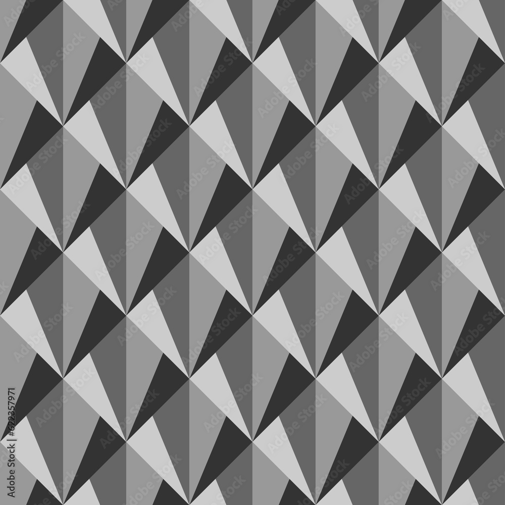 Interlocking triangles tessellation background. Image with repeated ...