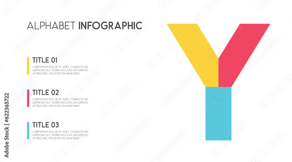 Vetor de Letter Y vector alphabet and other elements for infographics ...
