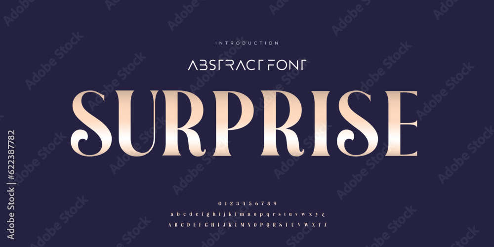 Elegant wedding logo alphabet letters font. Typography luxury classic ...