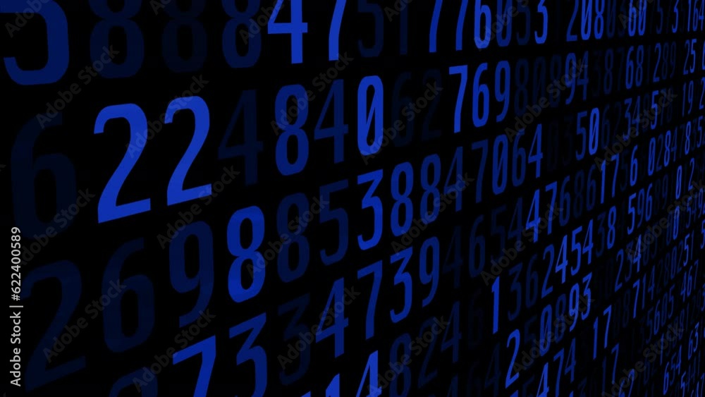 Code sequence in motion unraveling the mathematical model of changing digits. The data stream a ...