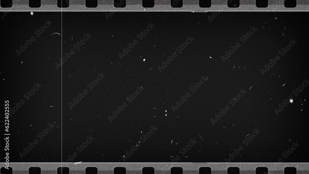Wideo Stock: Vintage looping film strip background. 4K reel clutter old ...