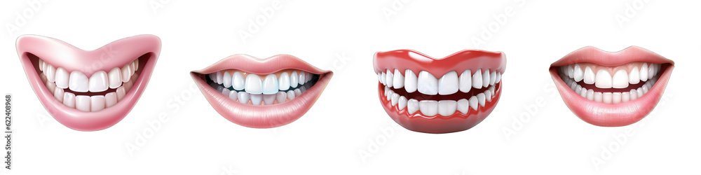 Healthy Smile clipart collection, vector, icons isolated on transparent ...
