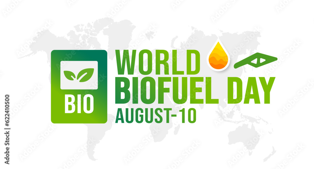 world biofuel day background template. Holiday concept. background ...