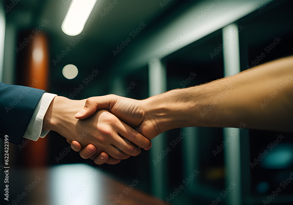 ภาพประกอบสต็อก handschlag painting gemaltes skizze eines business ...