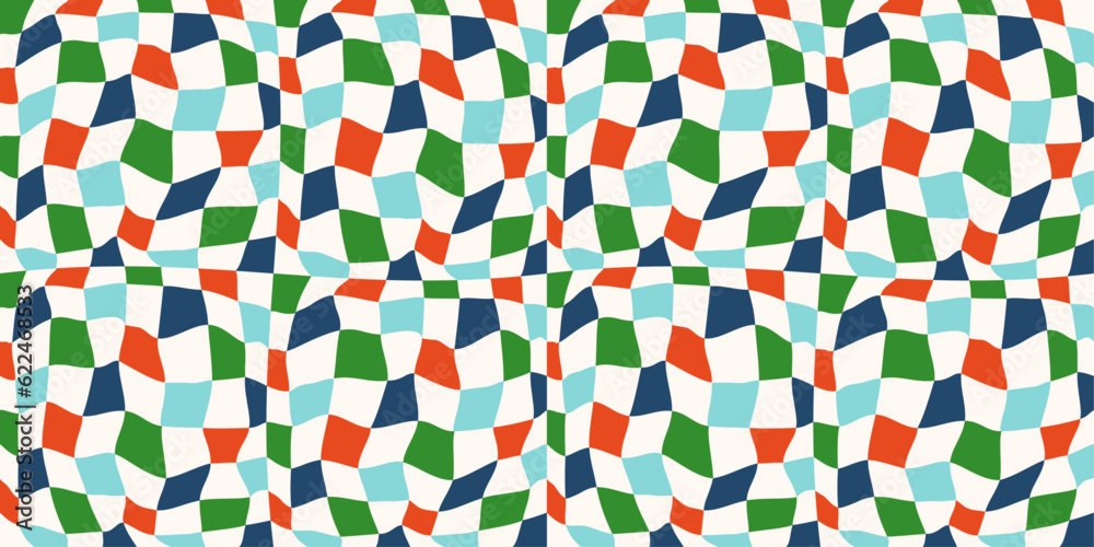 Checkerboard pattern, like a racing flag. For print and seamless ...
