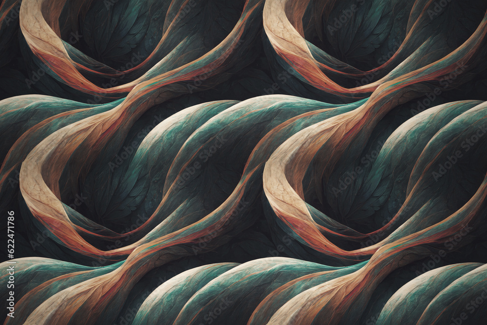 Colorful abstract background with a vintage flexure pattern, a ...