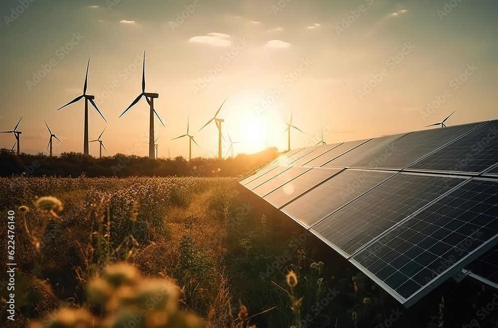 The generation of sustainable green energy using solar energy panel ...
