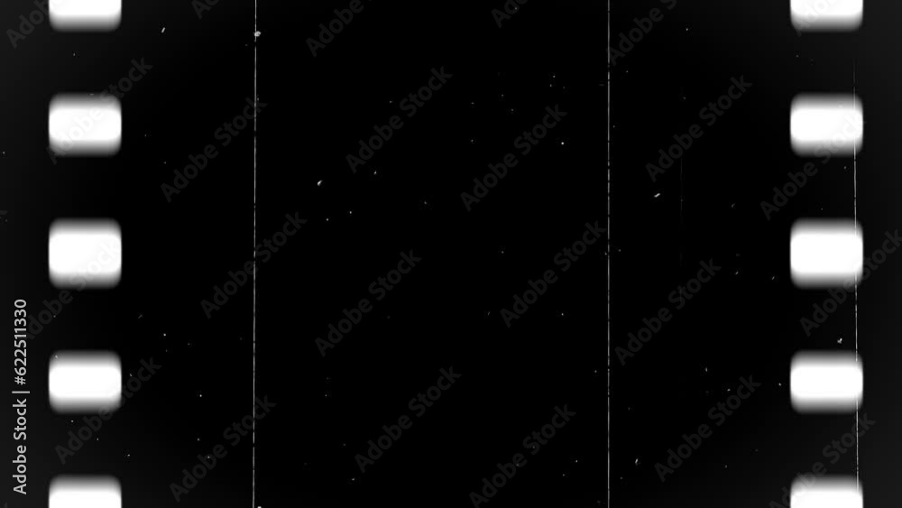 Super Black Template Overlay Film Background Effect with Noise Видео ...