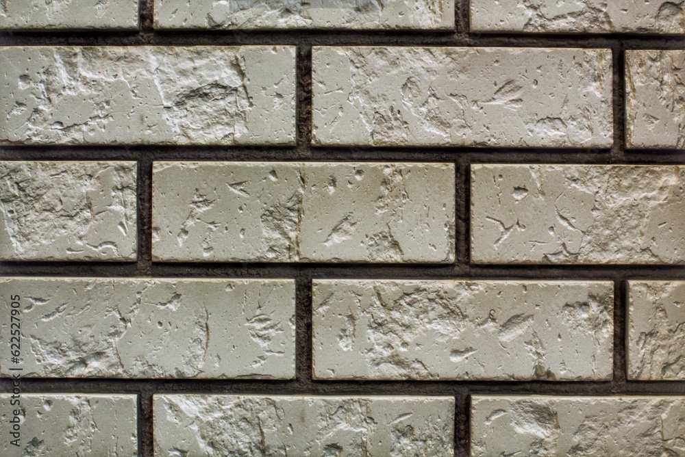 Decorative granite cobble stone tile brick wall texture background ...