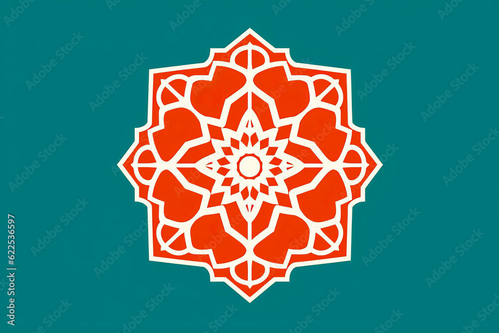 Captivating minimalist representation of Moroccan national symbols ...