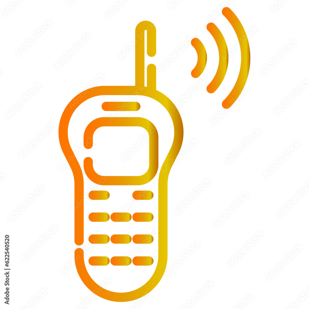 old cell phone icon, old cell phone vector, mobile, phone, old ...