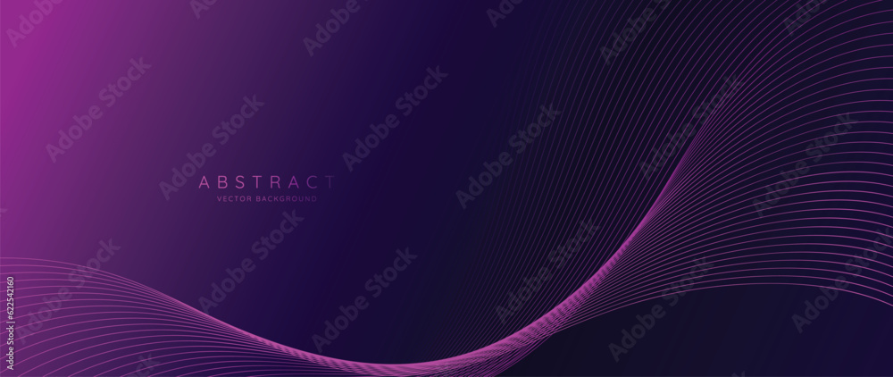 Abstract vibrant gradient line background vector. Futuristic style ...