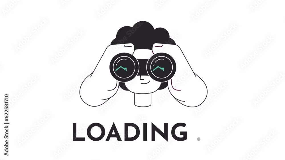 Good investment opportunities black and white loading animation ...