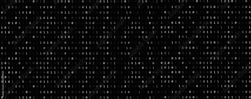 Binary Code backgrounds, a sequence of zero and one, white numbers, on ... Binary Code backgrounds, a sequence of zero and one, white numbers, on ...