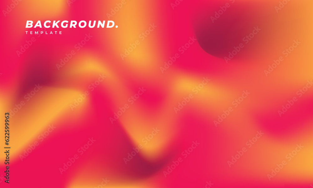 Vibrant red and orange gradient mesh background template copy space ...