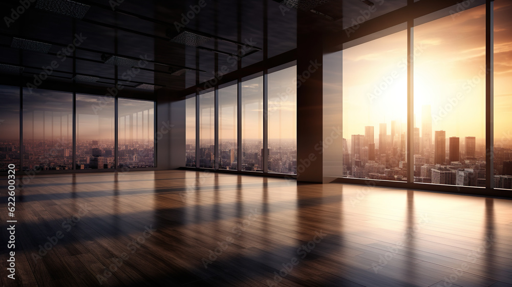 Concepto arquitectónico del interior de un edificio. Generado por IA ...