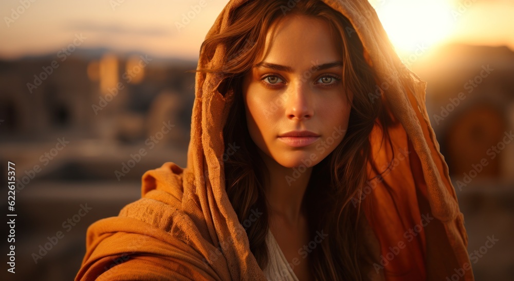 Portrait of Mary Magdalene disciple of Jesus Christ Generative AI ...