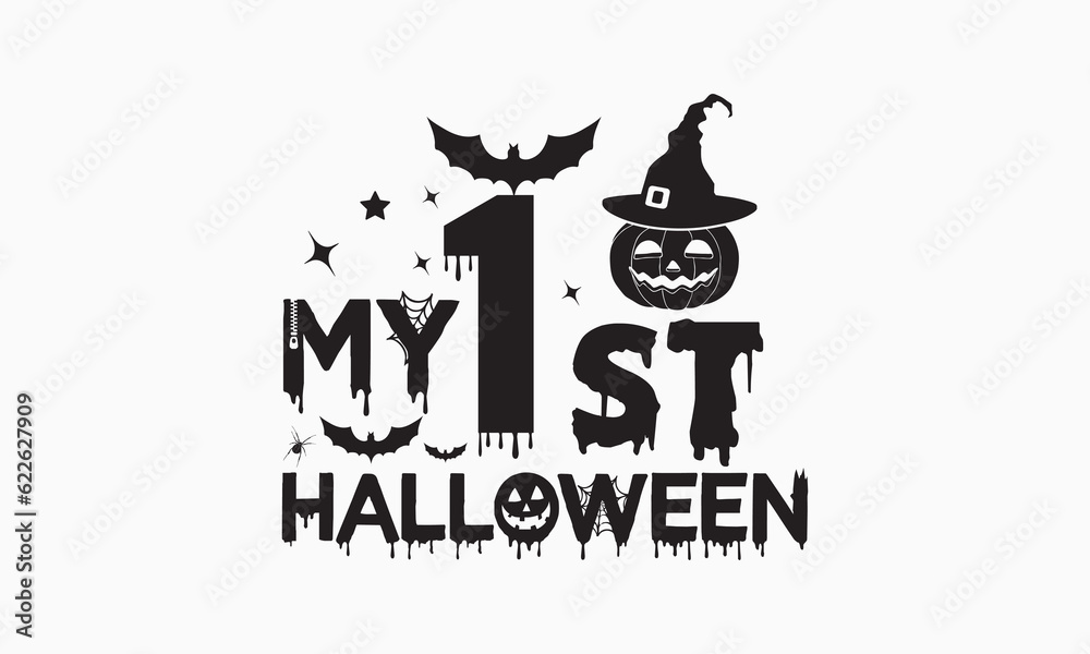 My 1st halloween svg, halloween svg design bundle, halloween svg, happy ...