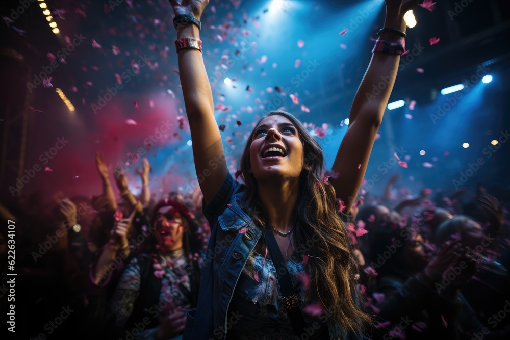 New Year's concert: a crowd's eruption of joy as the clock strikes ...