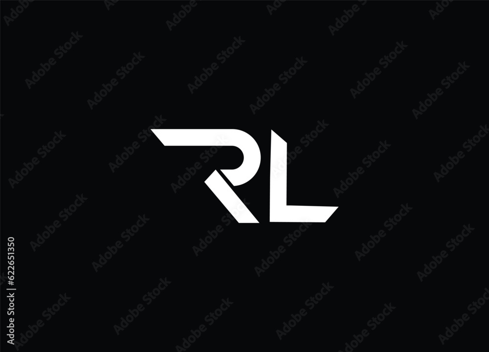 RL Modern Initial logo design and company logo Stock Vector | Adobe Stock